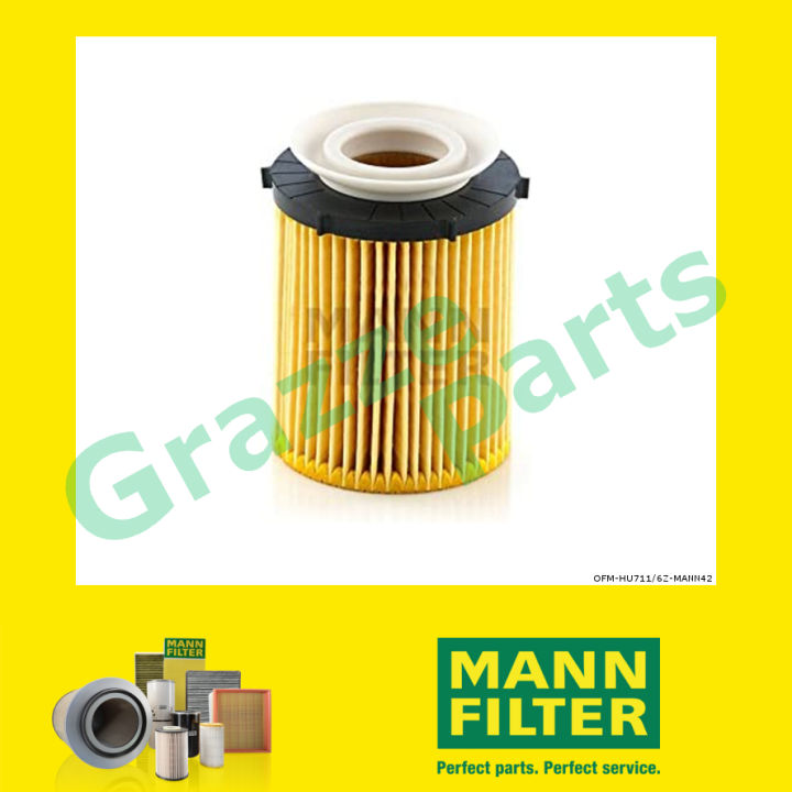 100% Original Mann Oil Filter HU711/6Z HU 711/6 Z OX982D for Mercedes ...