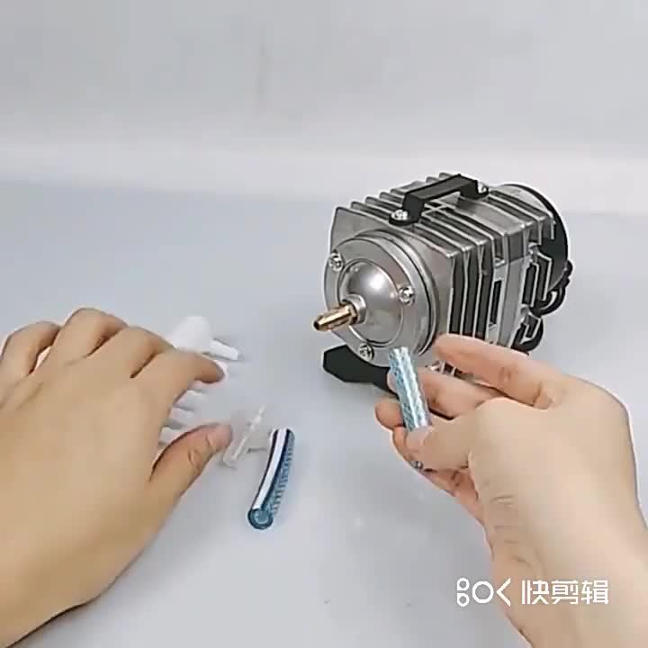 Hailea ACO-308 ACO-318แม่เหล็กไฟฟ้าเครื่องอัดอากาศแบบพกพา Koi Fish Tank ...