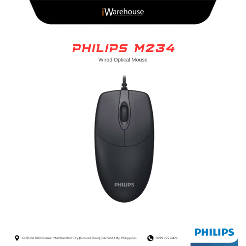 Philips M234 Wired Optical Mouse | Lazada PH