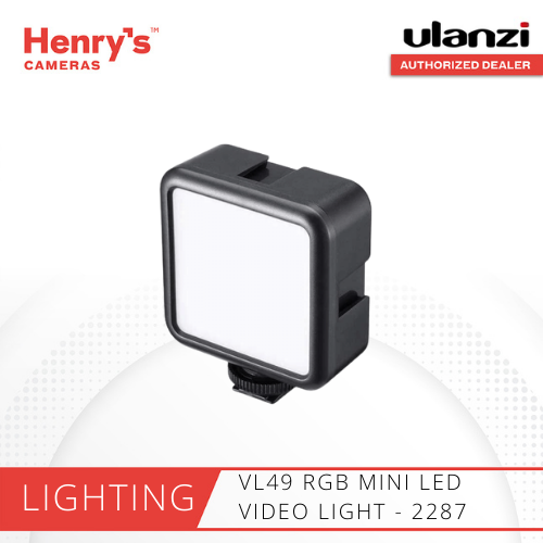 ULANZI VL49 RGB MINI LED VIDEO LIGHT RECHARGABLE FILL LIGHT - 2287 ...