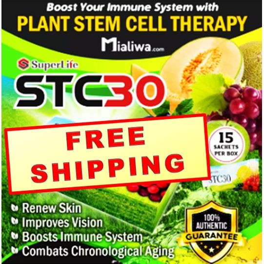 STC30 SUPERLIFE PLANT STEM CELL THERAPY - 15 SACHET X 1500 MG | Lazada PH