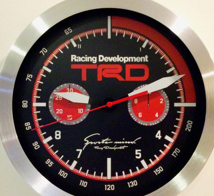 Toyota TRD Wall Clock - Racing Speedometer Decor Wall Clock - Souvenir ...