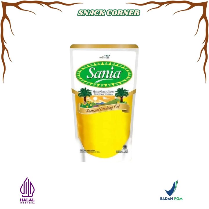 4 pcs Sania Minyak Goreng Sawit Premium Cooking Oil Pouch 1L | Lazada ...