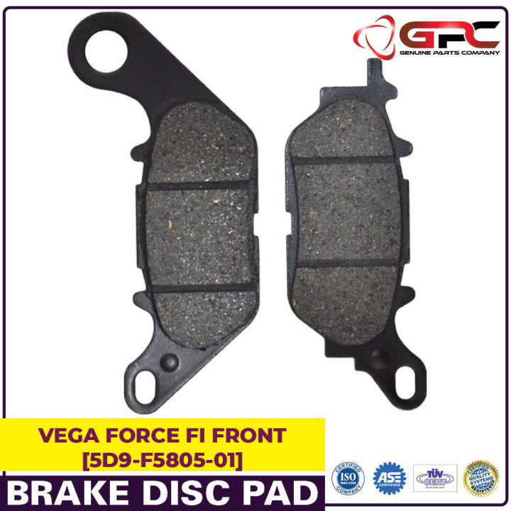 GPC Yamaha Vega Force FI Front Brake Disc Pad Set [5D9-F5805-01 ...