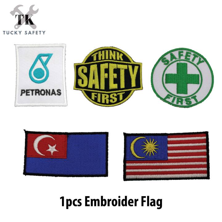 Embroider Flag Malaysia Johor Safety First Flag Malaysia State Flag ...