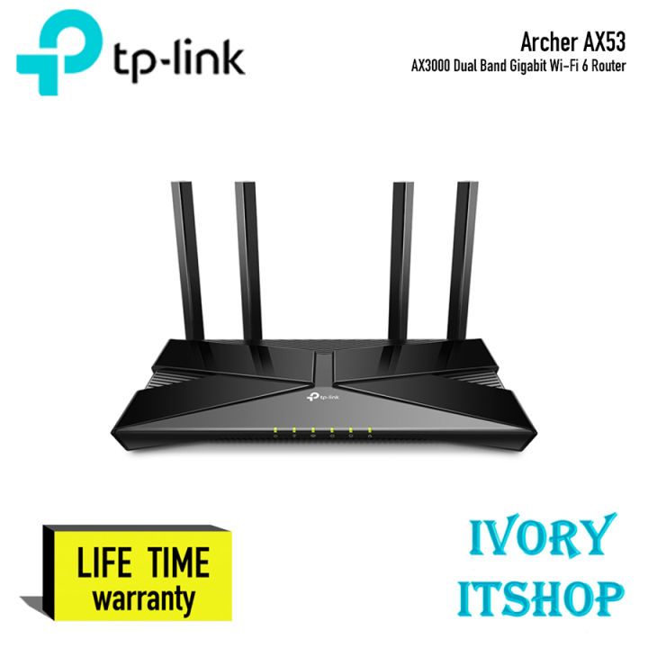 TP-Link Archer AX53 AX3000 Dual Band Gigabit Wi-Fi 6 Router AX53 ...