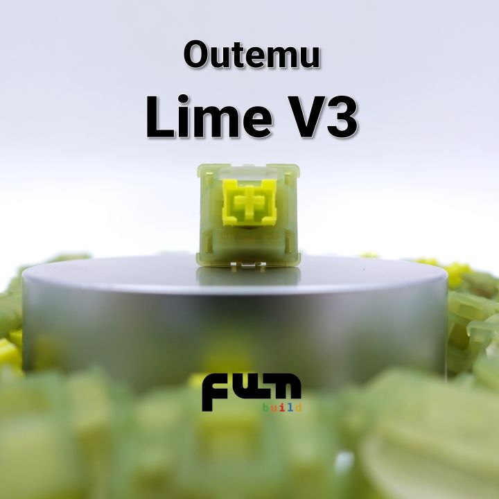 OUTEMU Lime V3 Silent Tactile Switch for Mechanical Keyboards | Lazada Singapore