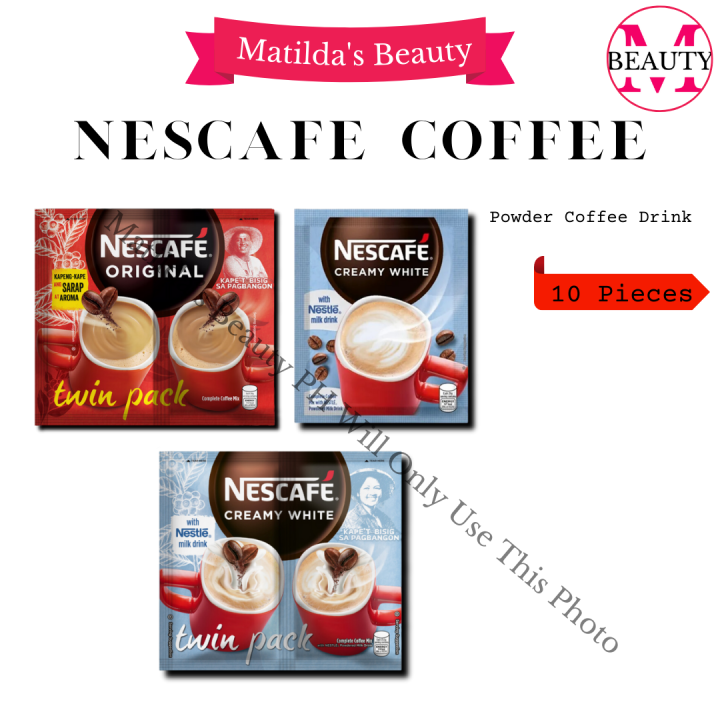 NESCAFE Creamy White 3-in-1 Coffee twin pack 51g Instant Coffee Nescafe ...