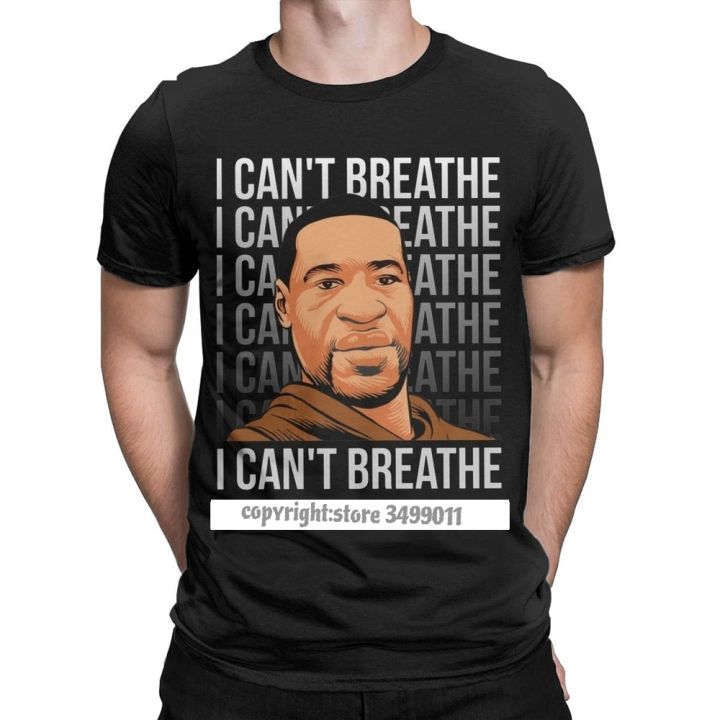 I Can't Breathe Men's Tshirt George Floyd Black Lives Matter Hipster ...