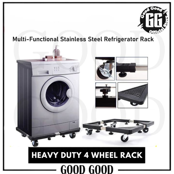 Heavy Duty 4 Wheels Washing Machine Movable Mobile Fridge Stand ...