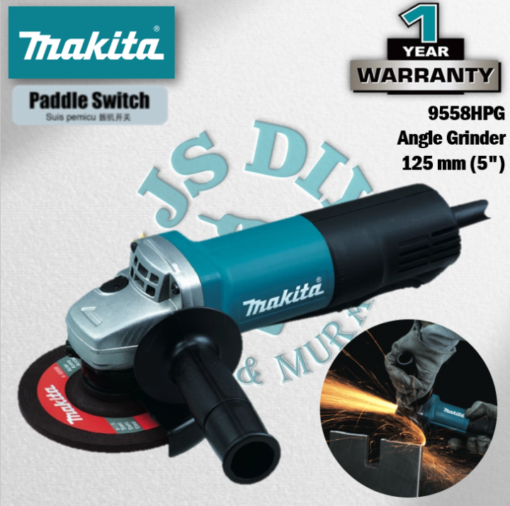 MAKITA 9558HPG Angle Grinder 125MM (5") 『1 Year Warranty』『100% Original ...