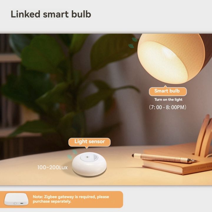 【MAO】-Smart Light Sensor Tuya Smart Home Zigbee Light Sensor Device App ...