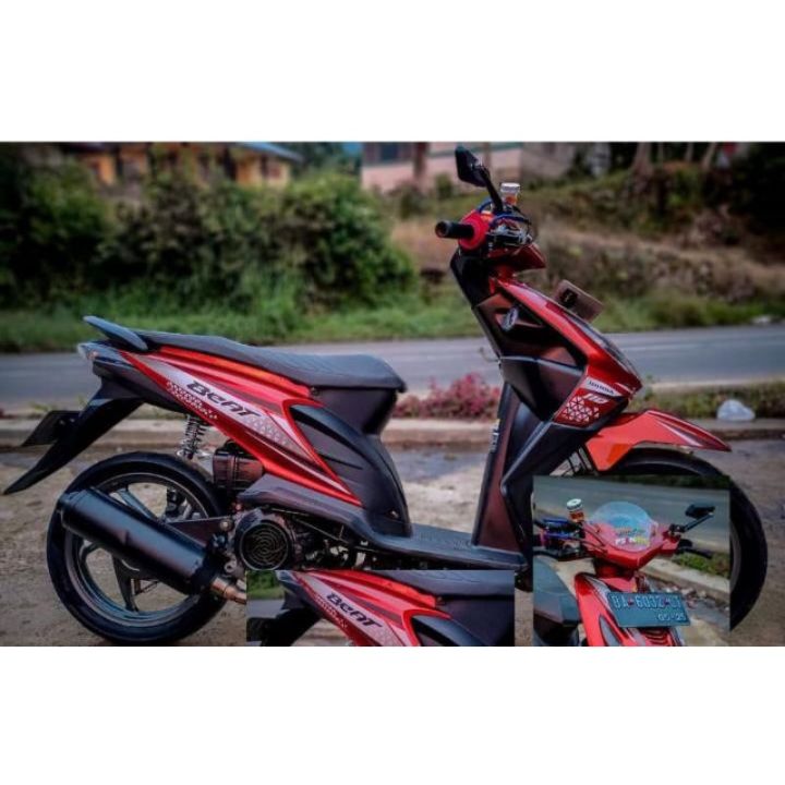 Sticker Striping Lis Les Body Motor Honda Beat 2008 2009 2010 2011 ...