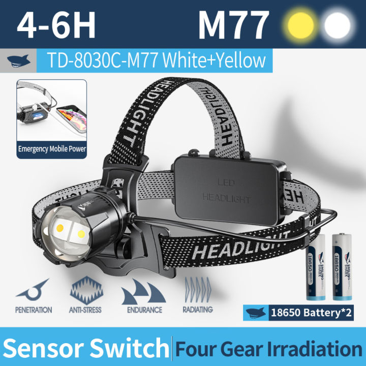 Senter Smiling Shark TD8030 SmilingShark TD 8030 Senter Kepala Headlamp ...