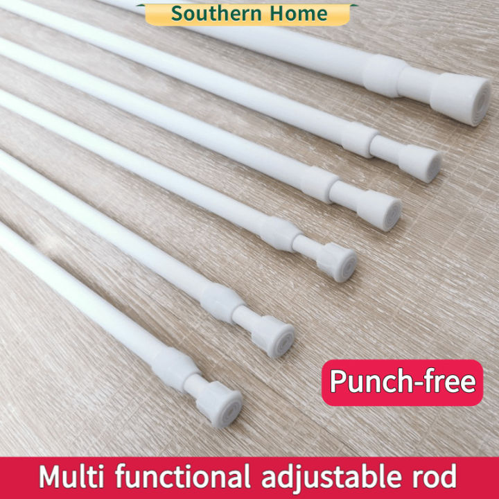 COD Punch-free Telescopic Rod Tension Rod Clothes Rod Shower Curtain ...