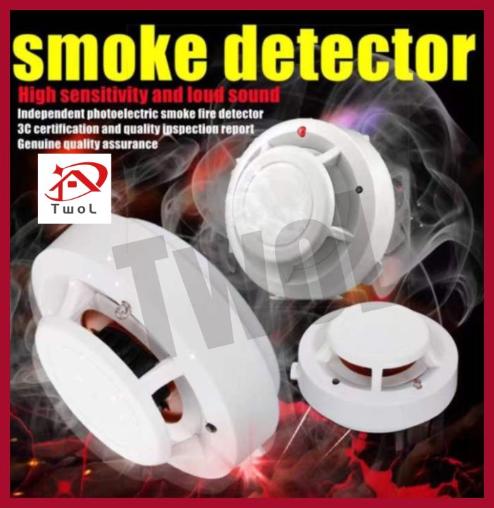 TwoL Fire Alarm High Se Fire Smoke Detector Fire Smoke Sensitive Sensor ...