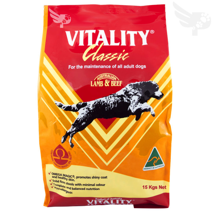 Vitality Classic Adult 15KG - Dry Dog Food - 15 KG - Lamb and Beef ...