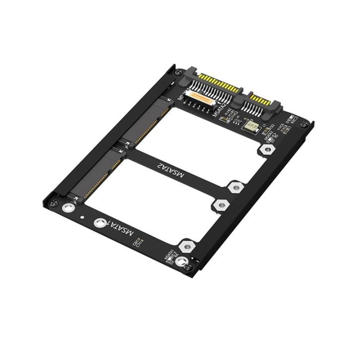 Dual Msata SSD to 2.5Inch III with Frame Bracket - Retain MSATA SSD As ...
