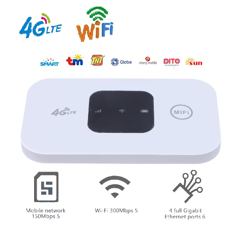 4G Pocket WiFi Router 150Mbps 4G Wireless Router H5577 (FREE USB /Battery） | Lazada PH