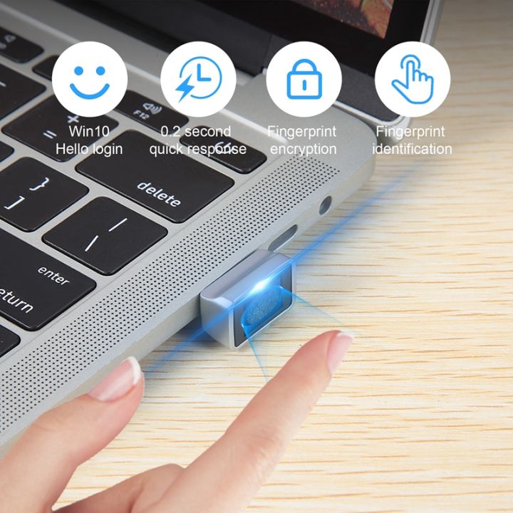 USB Fingerprint Reader for Security Key Biometric Fingerprint Scanner ...