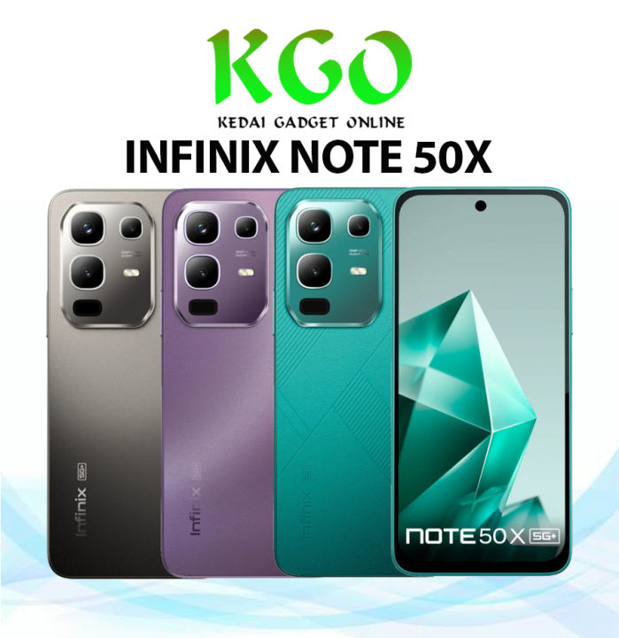 Infinix Note 50x 5G Smartphones 256gb/8gb - Original Malaysia Set | Lazada