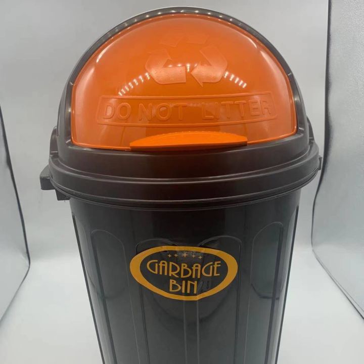 PLASTIC HIGH-QUALITY TRASH CAN WITH ROTATING COVER 45L | Lazada PH