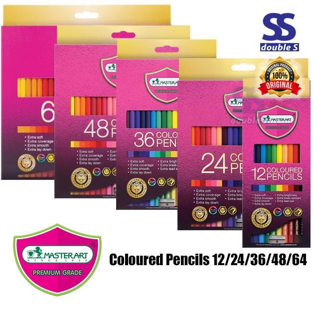 ♟ ஐ Colour Pencils/Master Art Coloured Pencils/12/24/36/48/60 | Lazada