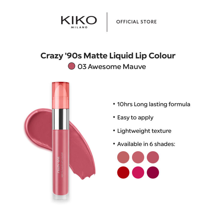 KIKO Milano Crazy '90s Matte Liquid Lip Colour | Lazada PH