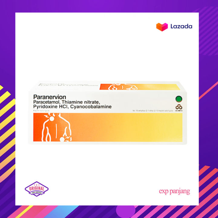 Paranervion isi 10 strip (box) | Lazada Indonesia