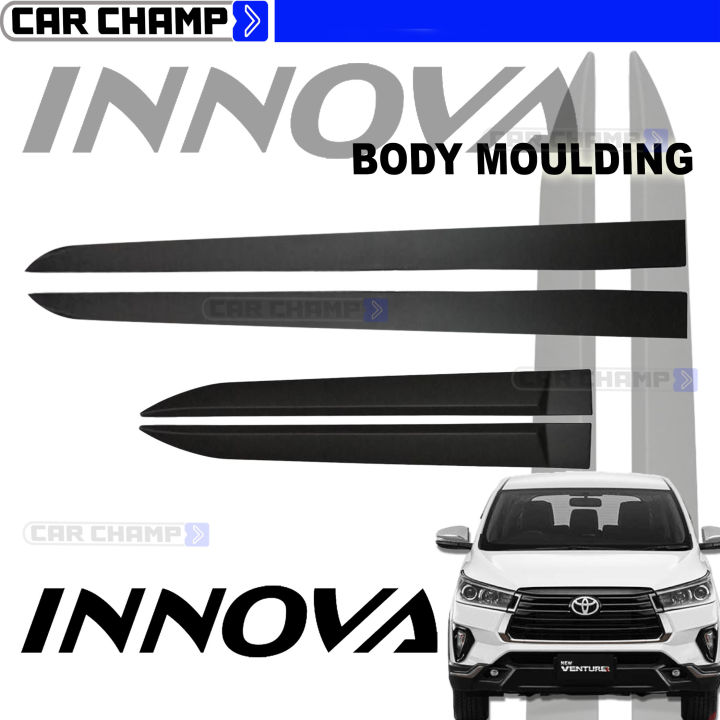 Toyota Innova 2016 to 2023 OEM Side Body Moulding ( Black ) 2017 2018 ...