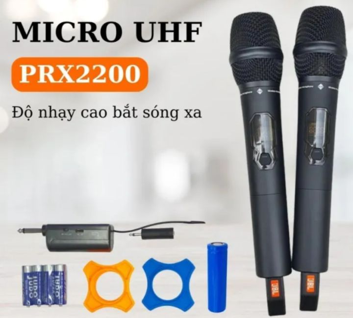 Micro Không Dây Đa Năng JBL PRX 2200 Mic Karaoke Không Dây Chống Hú Tốt ...