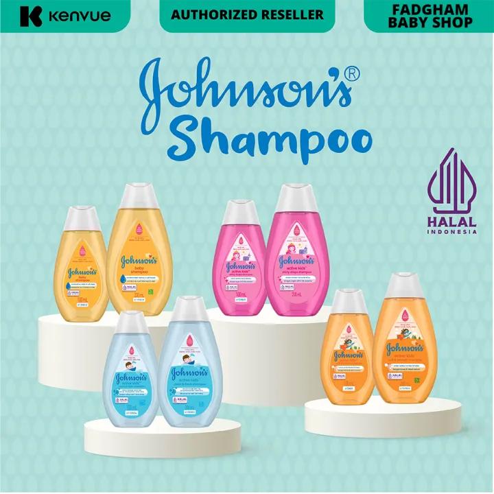 JOHNSONS Baby Shampoo Hypoallergenic Lembut untuk Kulit Kering 50ml ...