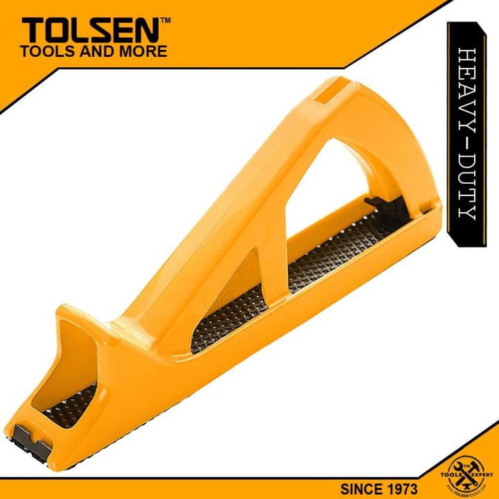 Tolsen Multi Rasp Blade Wood Block Planer (250x40mm) ABS Body 42003 ...