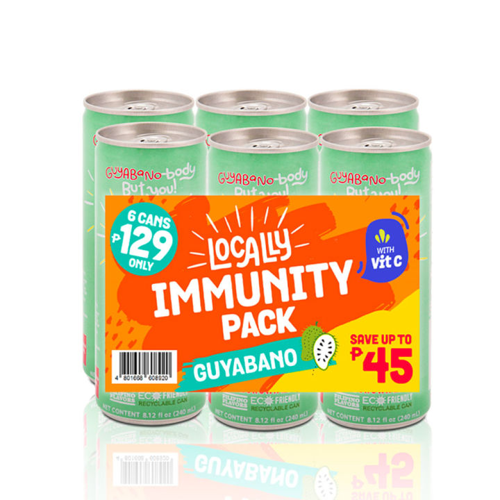 Locally Immunity Pack (Guyabano 240ml x 6) | Lazada PH