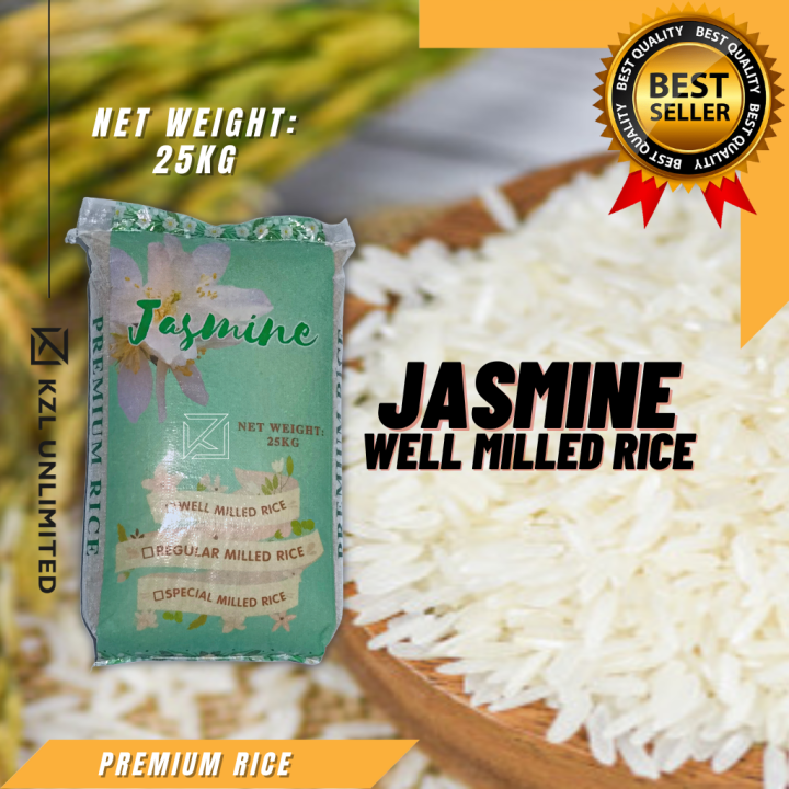 KZLA Jasmine Premium Rice Bagong Ani Well Milled from Isabela 25kg ...