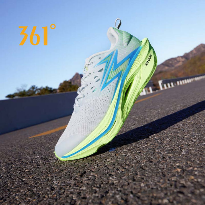 [10KM+] 361 Degrees Flame 3ET Sports Shoes Shock Absorbing Racing ...