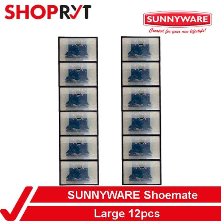 Sunnyware Shoemate Large x 12pcs | Shoe Mate Clear | Shoe Box ...