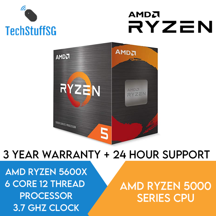 AMD RYZEN 5 5600X 6C/12T 3.8GHz Unlocked Processor [MOTHERBOARD BUNDLES ...