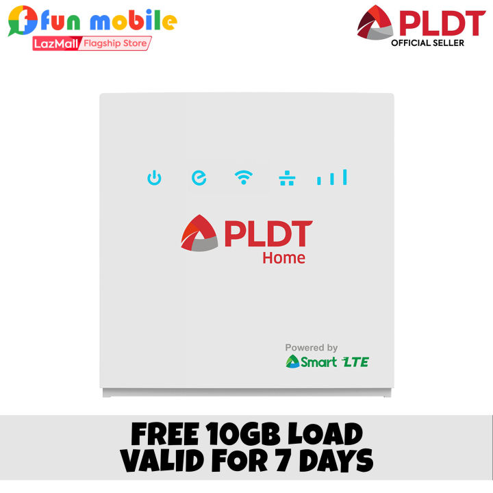 PLDT Home WiFi Prepaid with FREE 10GB Data (BLACK/WHITE) | Lazada