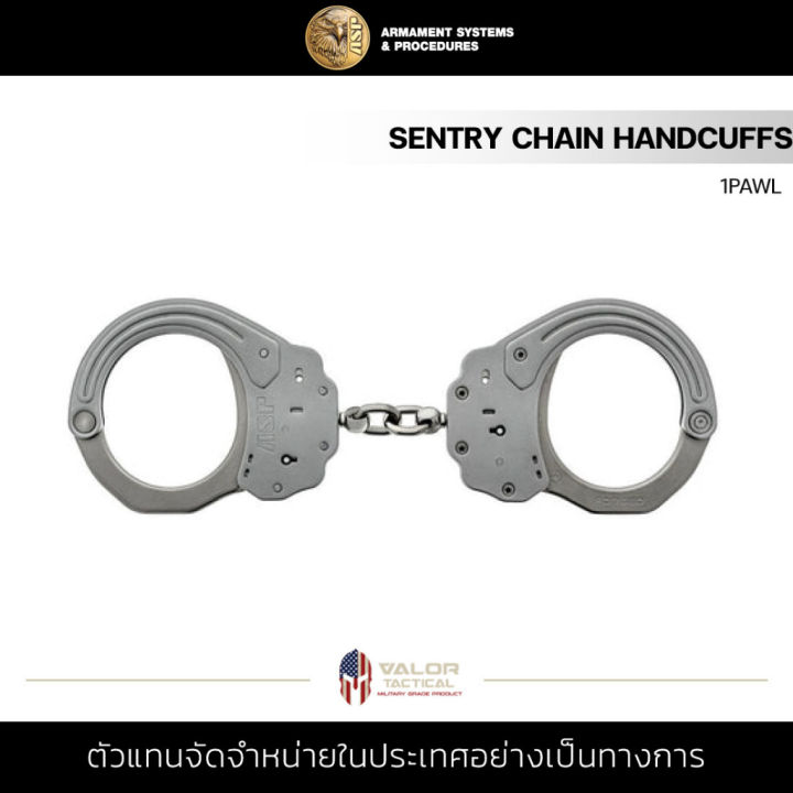ASP - Sentry Chain Handcuffs (1 Pawl) กุญแจมือ กุญแจมือสแตนเลส | Lazada ...