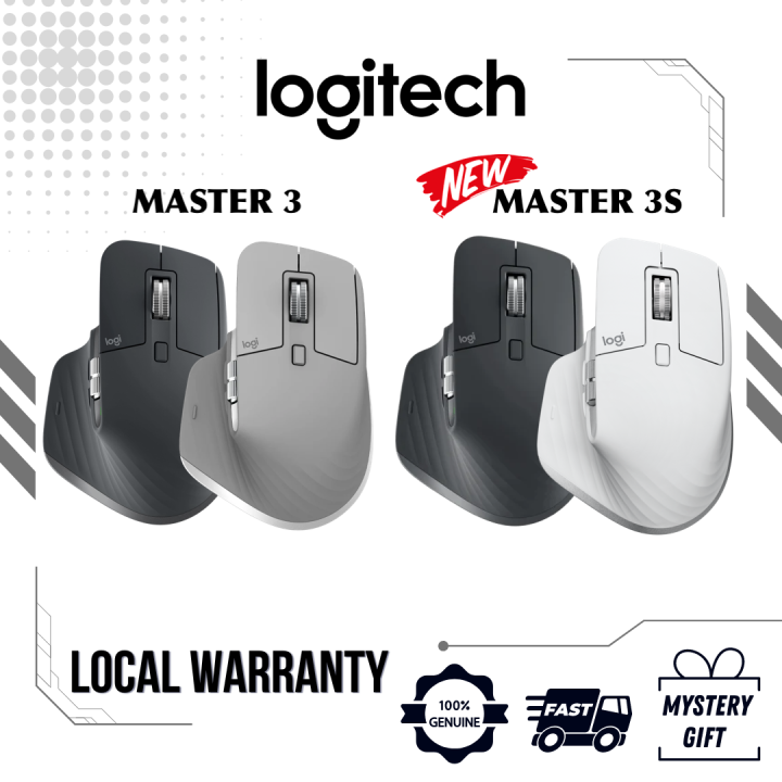 (100% Authentic) Logitech MX Master 3S / Master 3 Advanced Wireless ...