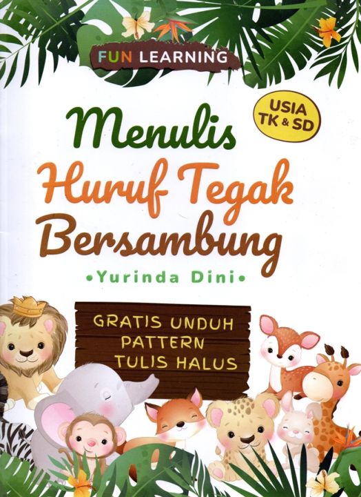 FUN LEARNING MENULIS HURUF TEGAK BERSAMBUNG USIA TK & SD | Lazada Indonesia
