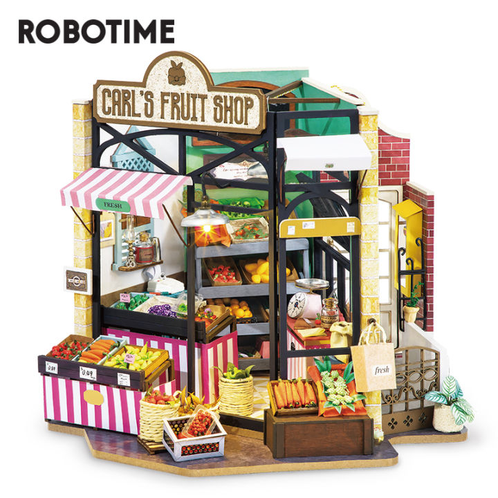 Robotimeบ้านตุ๊กตาDIY DG104 Cathy 'S Flower House | Lazada.co.th