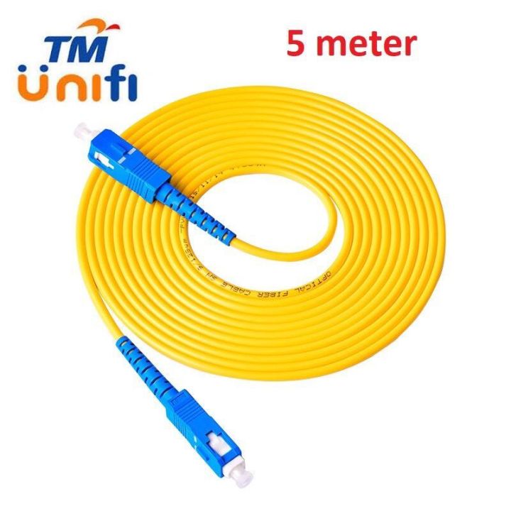 5 meters Patch cord SC/UPC - SC/UPC Single mode Simplex Fiber Optic ...