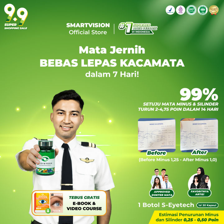 SMART VISION Obat Mata Minus & Silinder Terbaik & Terbukti Herbal ...