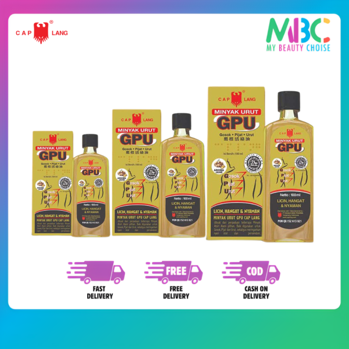 Cap Lang Minyak Urut GPU - Minyak Jahe | Lazada Indonesia