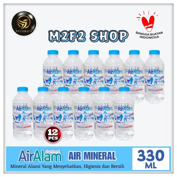 Air Mineral AirAlam Lite Mini Botol Plastik Pet - 330 ml (Kemasan 12 Pcs) | Lazada Indonesia