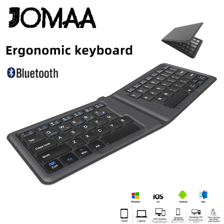 JOMAA Ergonomic keyboard Foldable Bluetooth Keyboard Compatible ... JOMAA Ergonomic keyboard Foldable Bluetooth Keyboard Compatible ...