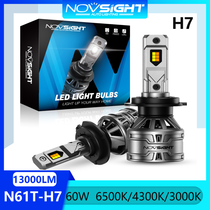 Novsight N61T H7 Bóng đèn pha LED 6500K / 4300K / 3000K 3 Nhiệt độ màu ...