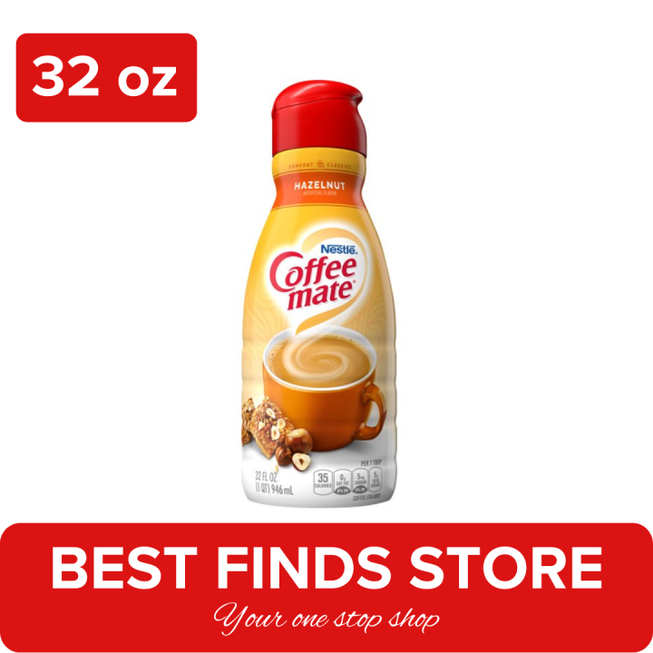 Nestle Coffeemate Hazelnut Liquid Coffee Creamer 32 fl oz. NEW ...